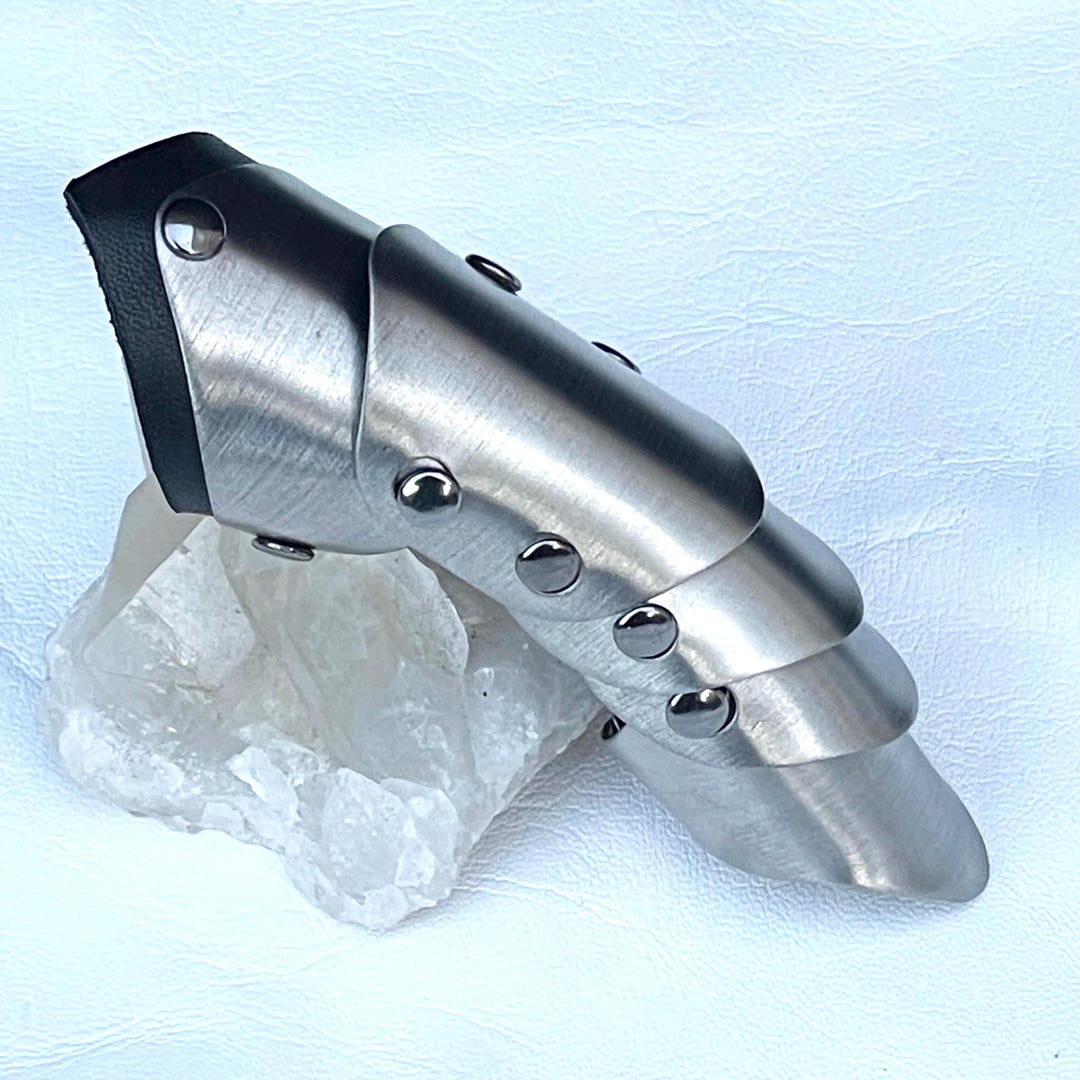 Titanium Armour Ring Gothic Steampunk Articulated Claw - Etsy