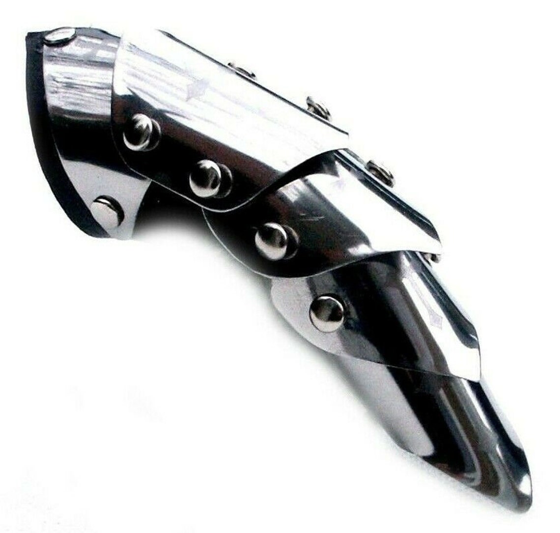 Stainless Steel Armour Ring Gothic Cross Steampunk Articulated - Etsy