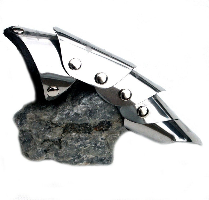 Stainless Steel Armour Ring Gothic Cross Steampunk Articulated - Etsy