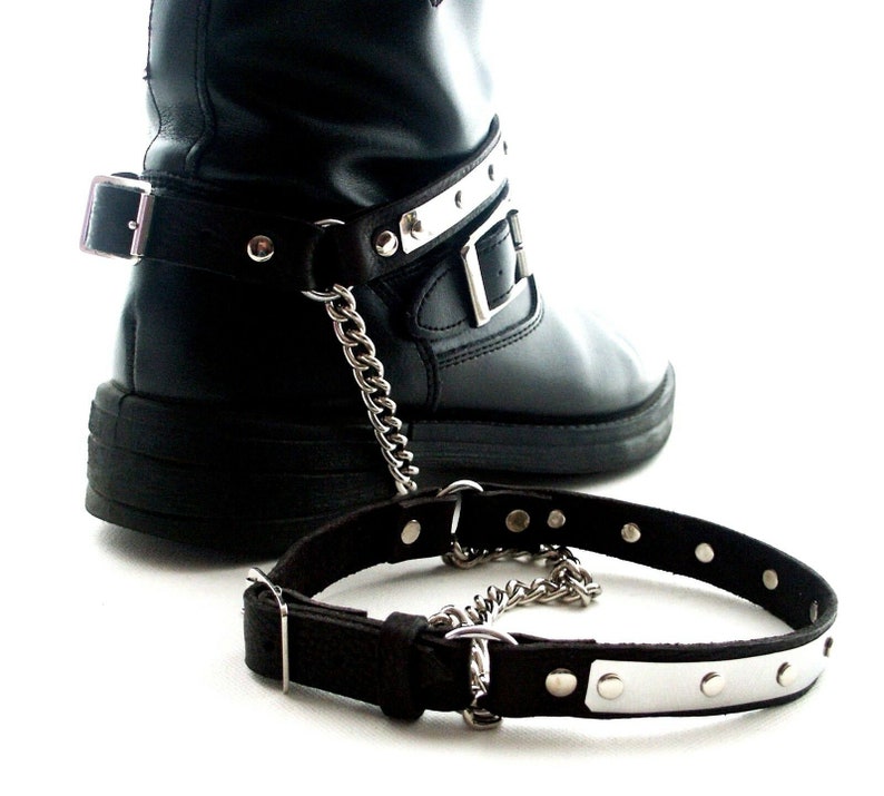 Pair Stainless Steel Boot Straps Chain Punk Gothic Biker - Etsy