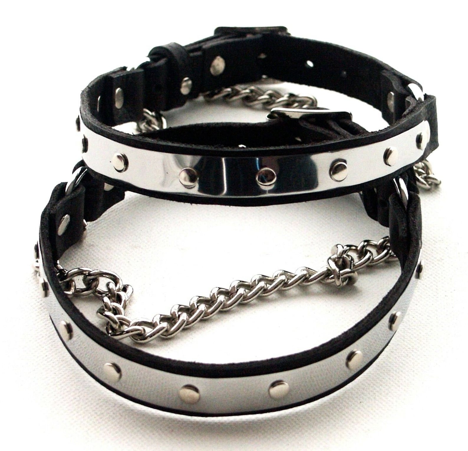 Pair Stainless Steel Boot Straps Chain Punk Gothic Biker Accessory - Etsy