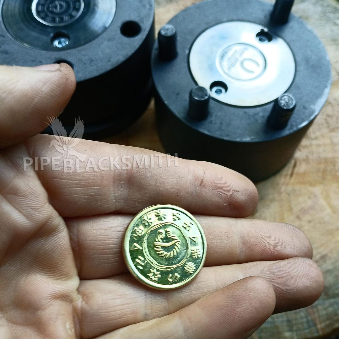 Coin Minting Set With Custom Dies, Coin Press, Stamp - Etsy