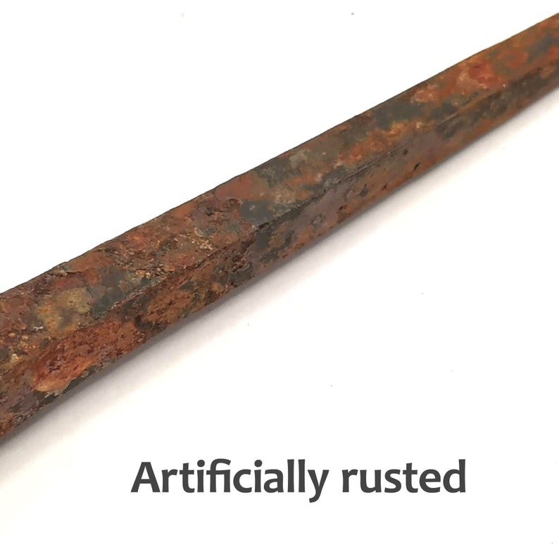 Square Hand Forged Iron Nails Different Sizes, Black Iron - Etsy