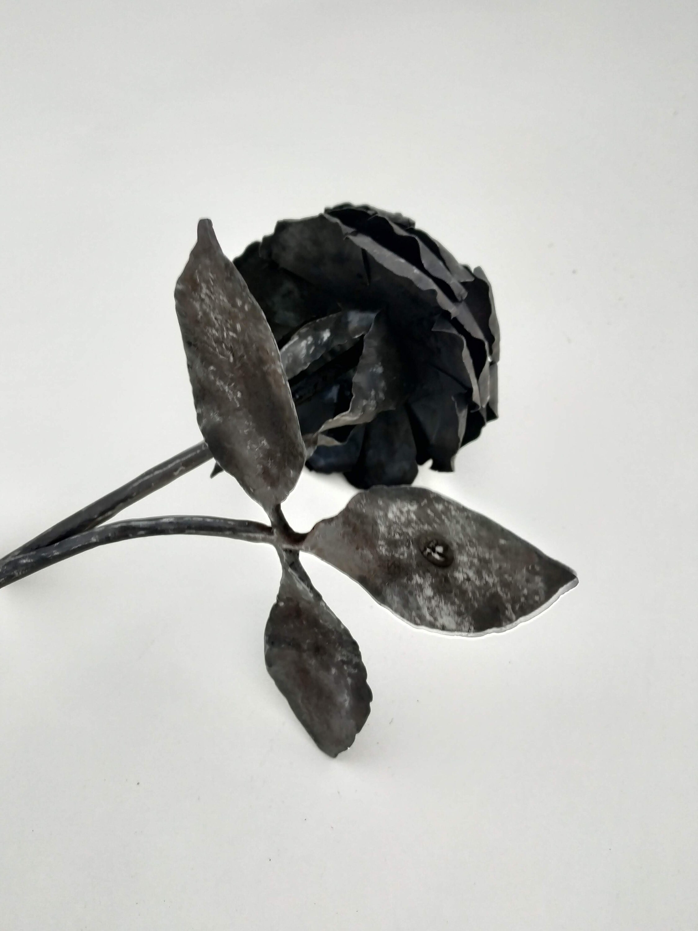 Handmade Forged Rose, Iron Rose, Metal Rose, Forged Iron Rose, Steel ...