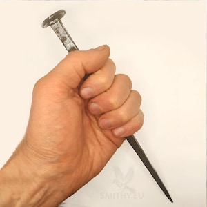 12 Inch Nail (300mm), Hand Forged Nail, Forged Iron, Black Iron - Etsy UK