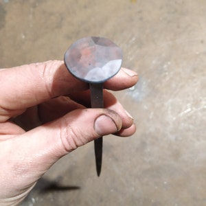 12 Inch Nail (300mm), Hand Forged Nail, Forged Iron, Black Iron - Etsy UK