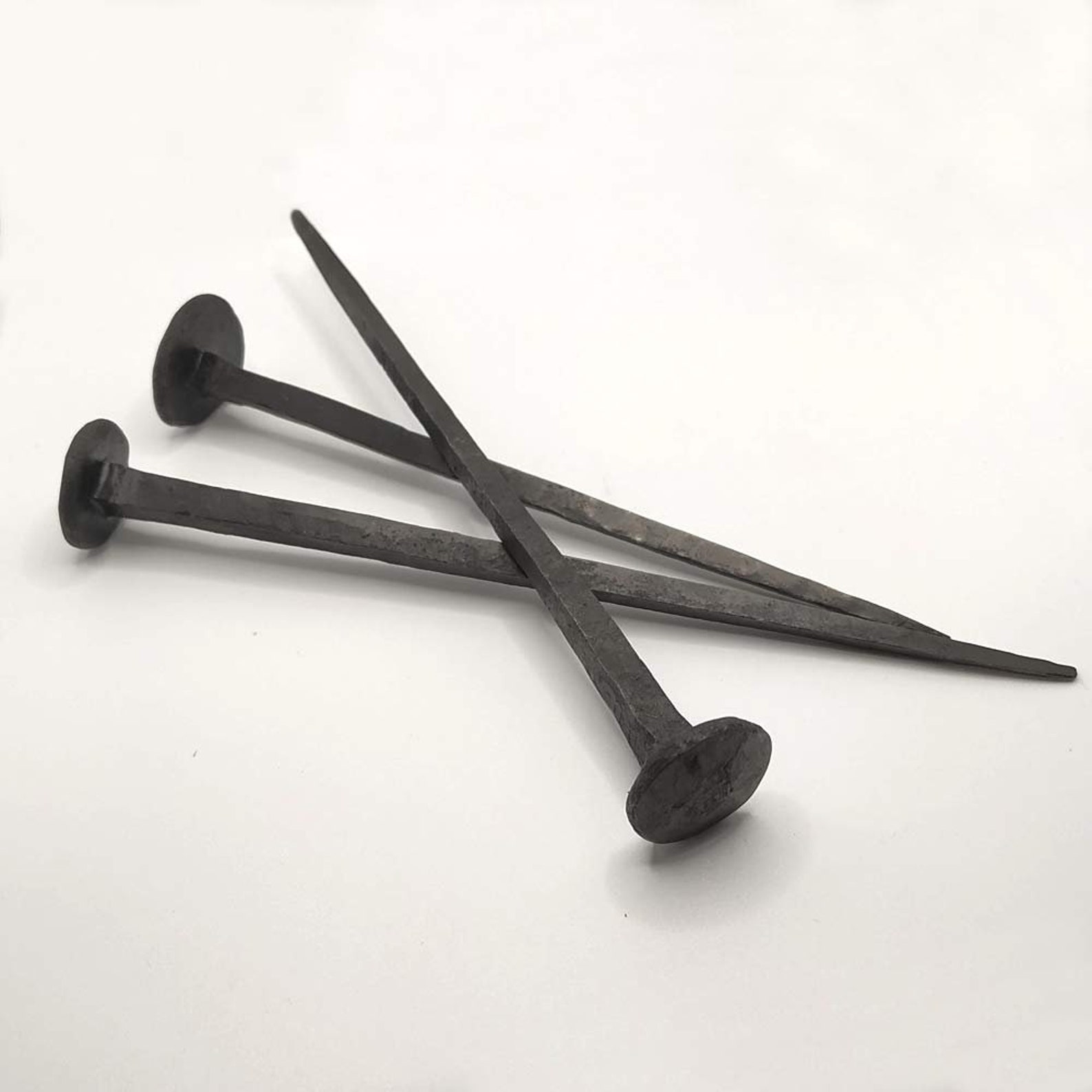 Long Hand Forged Nail, Forged Iron, Black Iron 160mm - Etsy