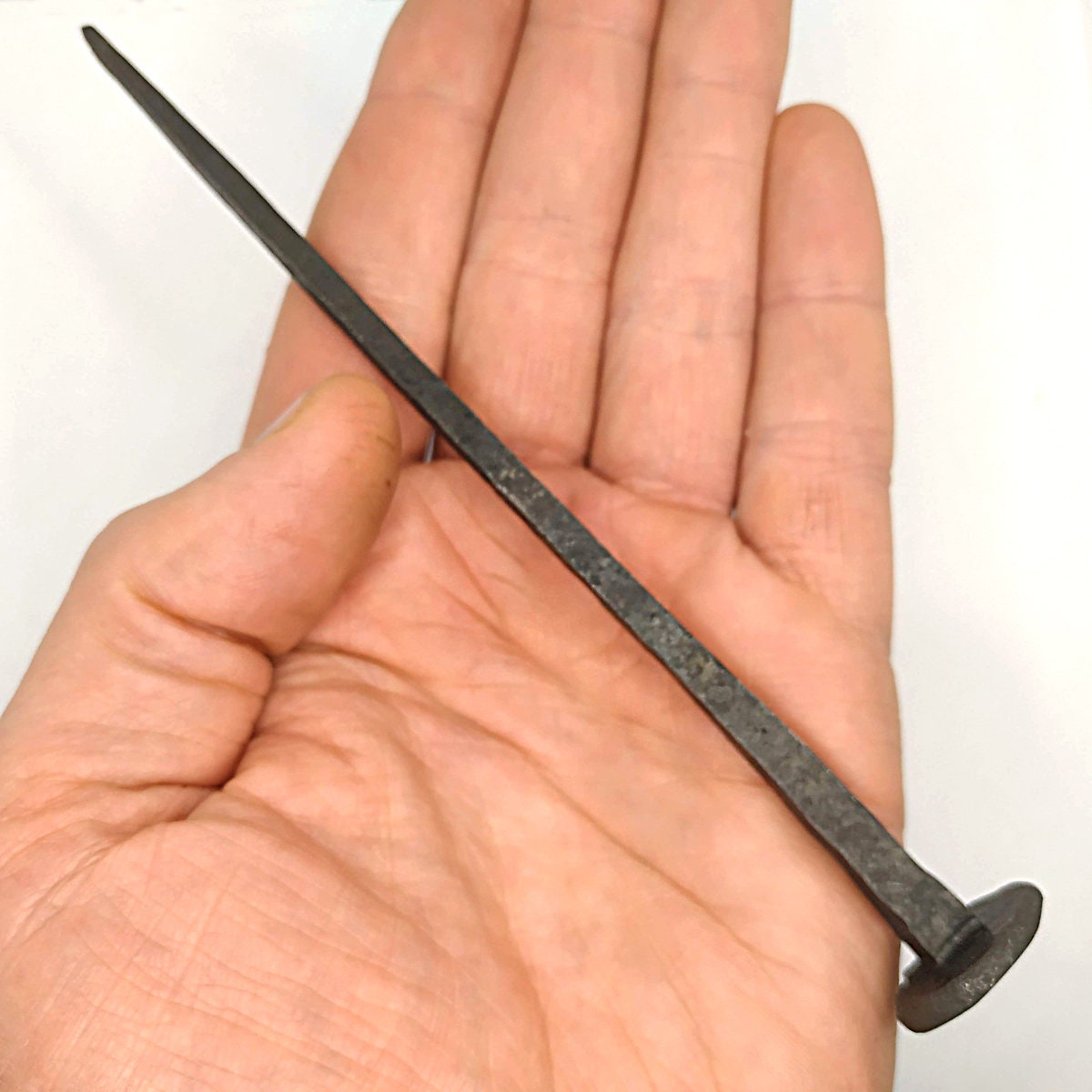 Long Hand Forged Nail, Forged Iron, Black Iron 160mm - Etsy