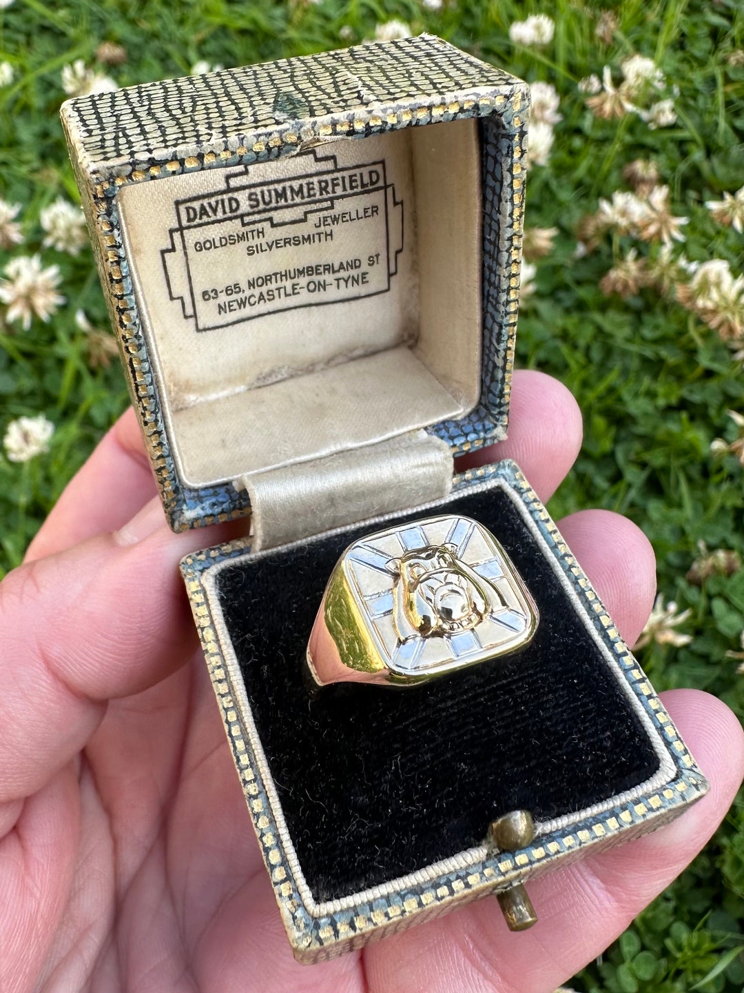 Vintage Style 9ct Gold Fully Hallmarked 375 Great British Bulldog Dog ...