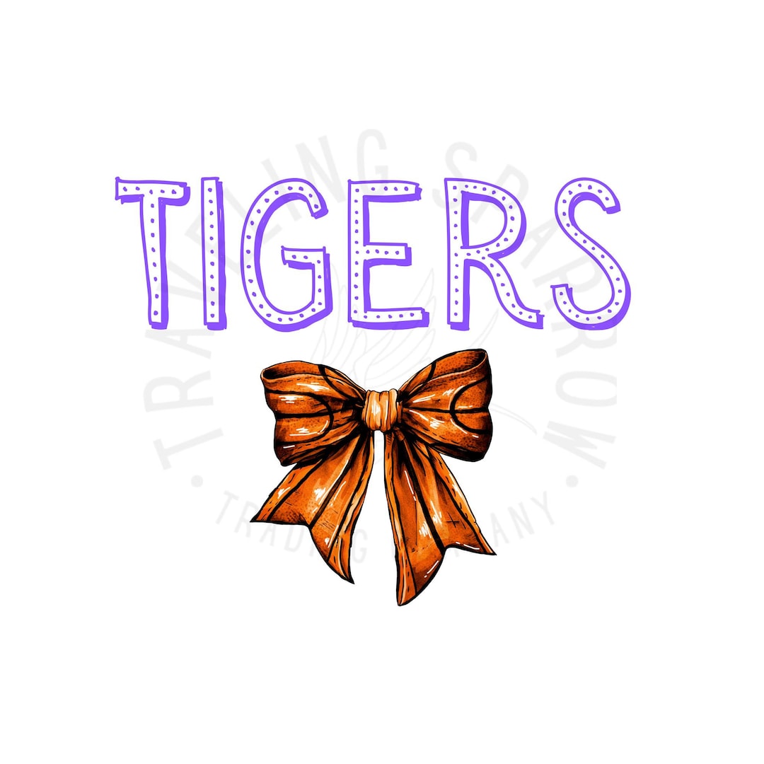 Custom Tigers Mascot Basketball PNG, School Spirit, Digital Download ...