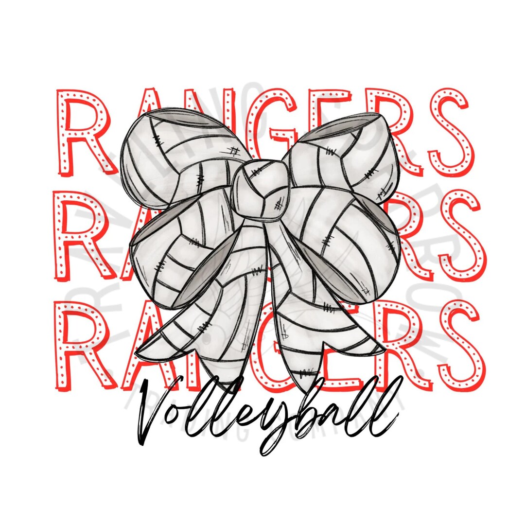 Custom Rangers Volleyball PNG | Sublimation PNG | Digital Download ...