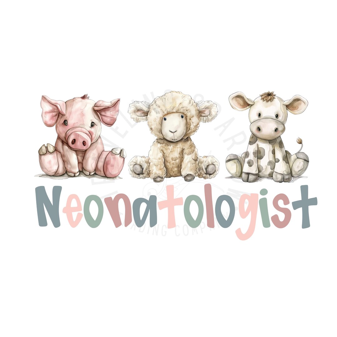 Neonatologist Animal Illustration, Custom Design (digital Download) - Etsy
