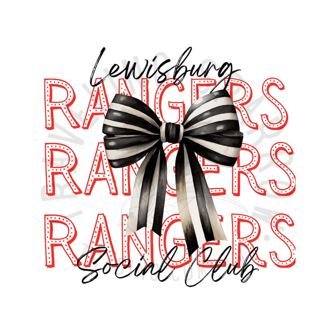 Rangers Lewisburg Social Club | Mascot Png | Digital Download | PNG ...