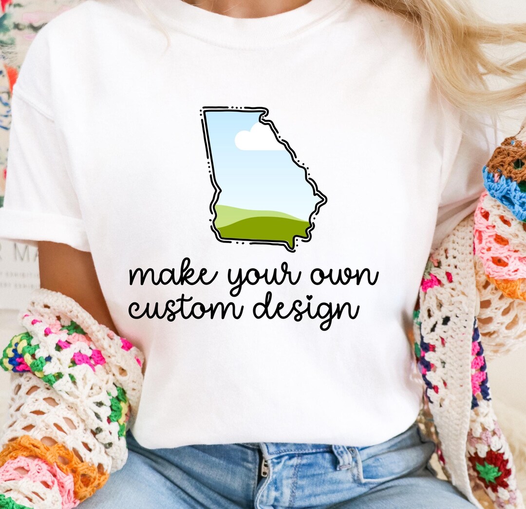 Georgia State Frame PNG | Editable Canva Template (digital Download) - Etsy