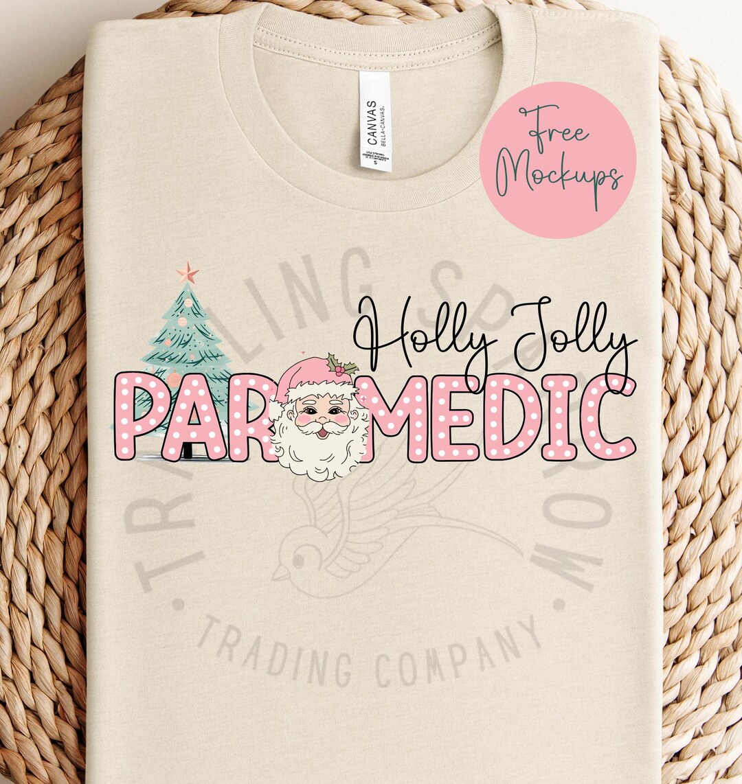 Paramedic Christmas Design, Paramedic PNG, Santa PNG, Digital Download ...