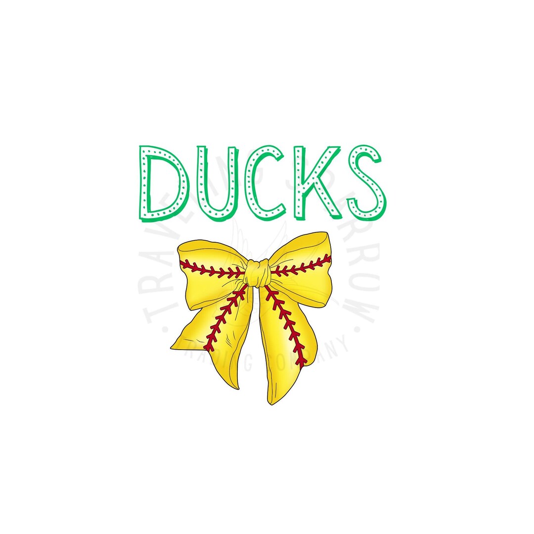 Custom Ducks Mascot Softball PNG, School Spirit, Digital Design ...