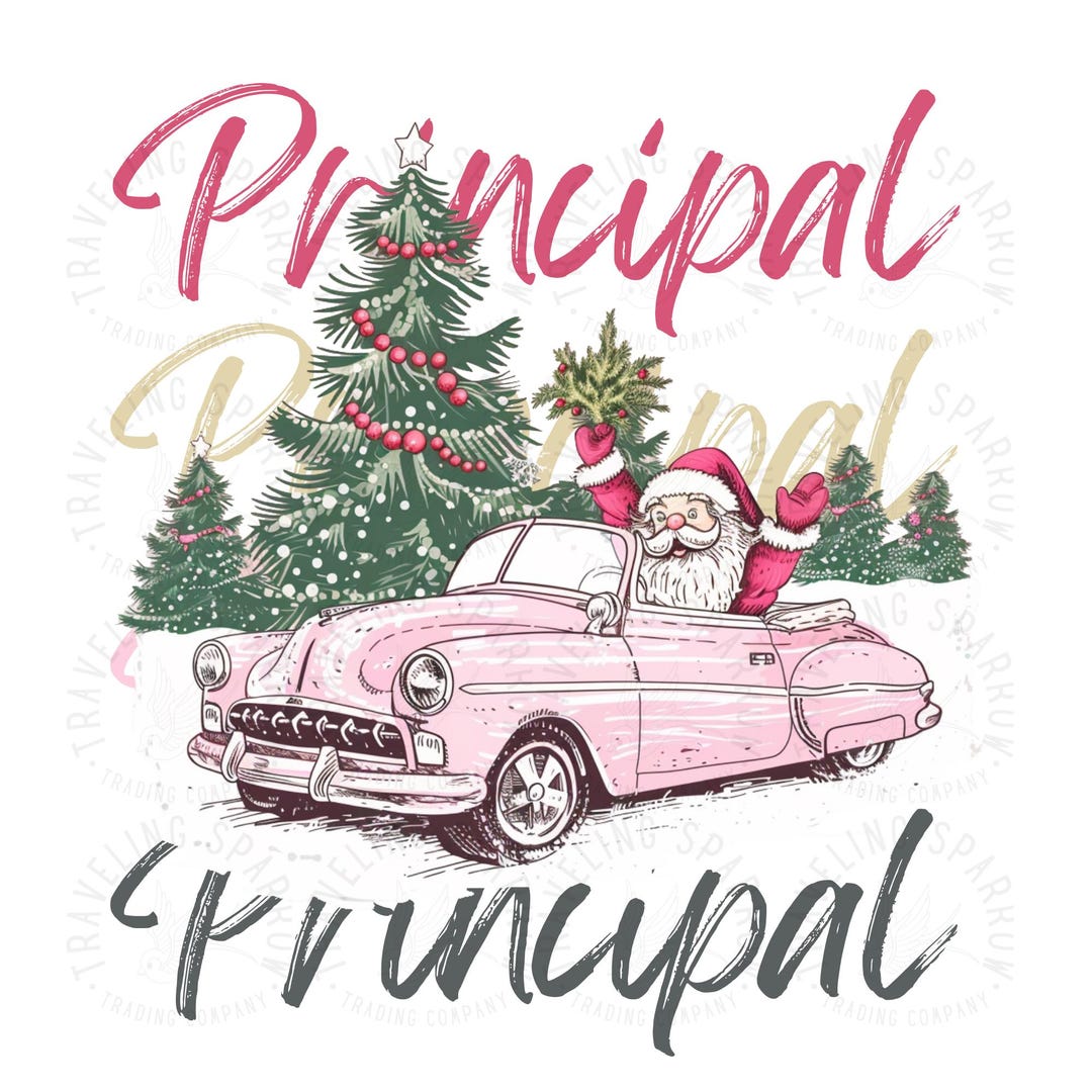 Principal Santa Claus Custom Digital Script Christmas Digital Download ...