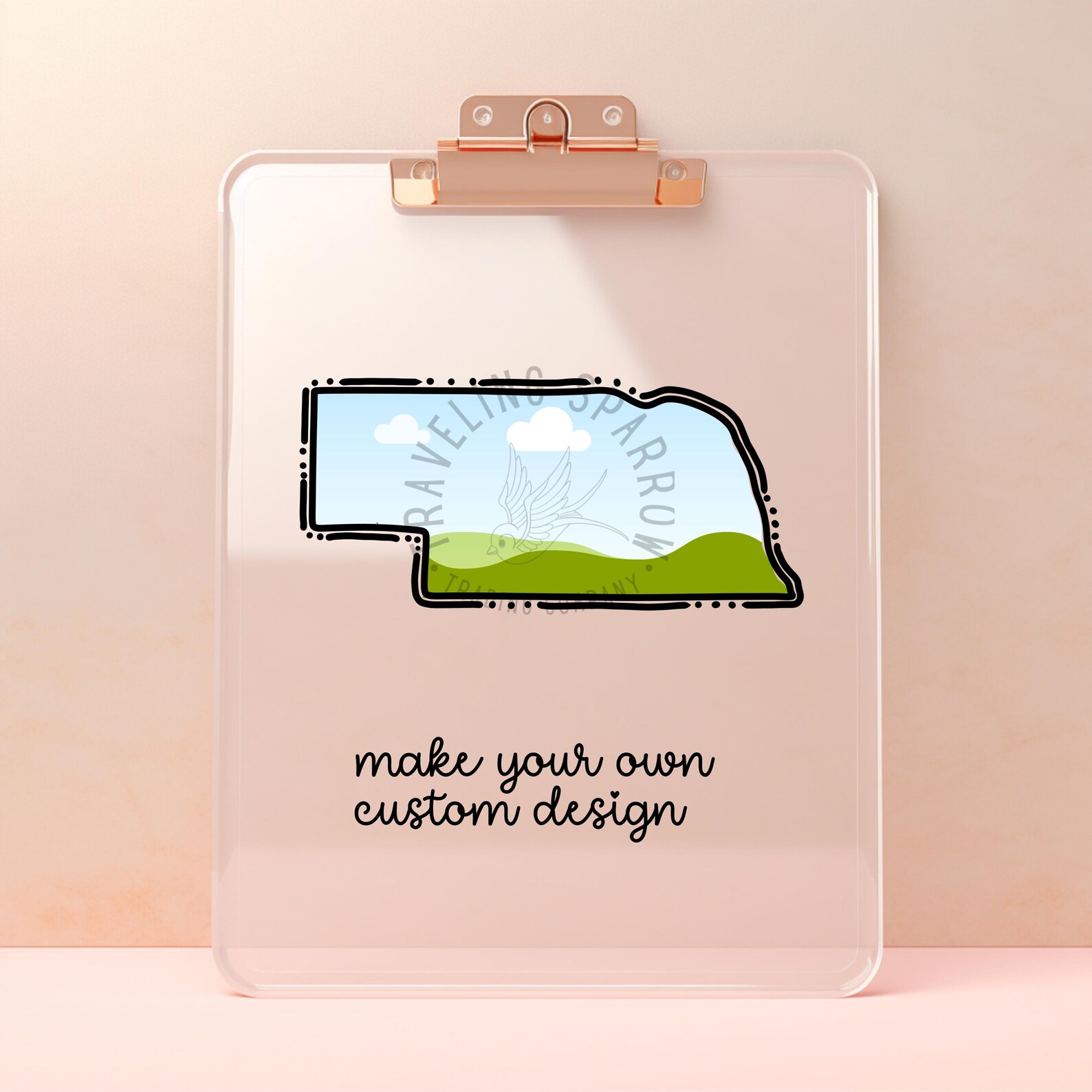 Nebraska Canva Template | State Outline Sublimation Design (digital ...