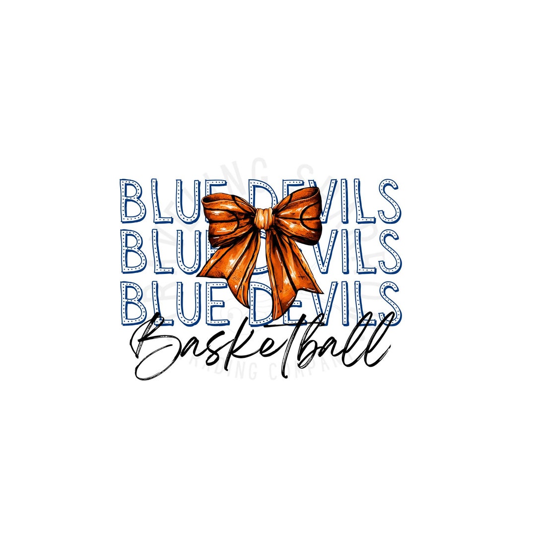 Custom Blue Devils Basketball PNG, School Spirit, Digital Download ...