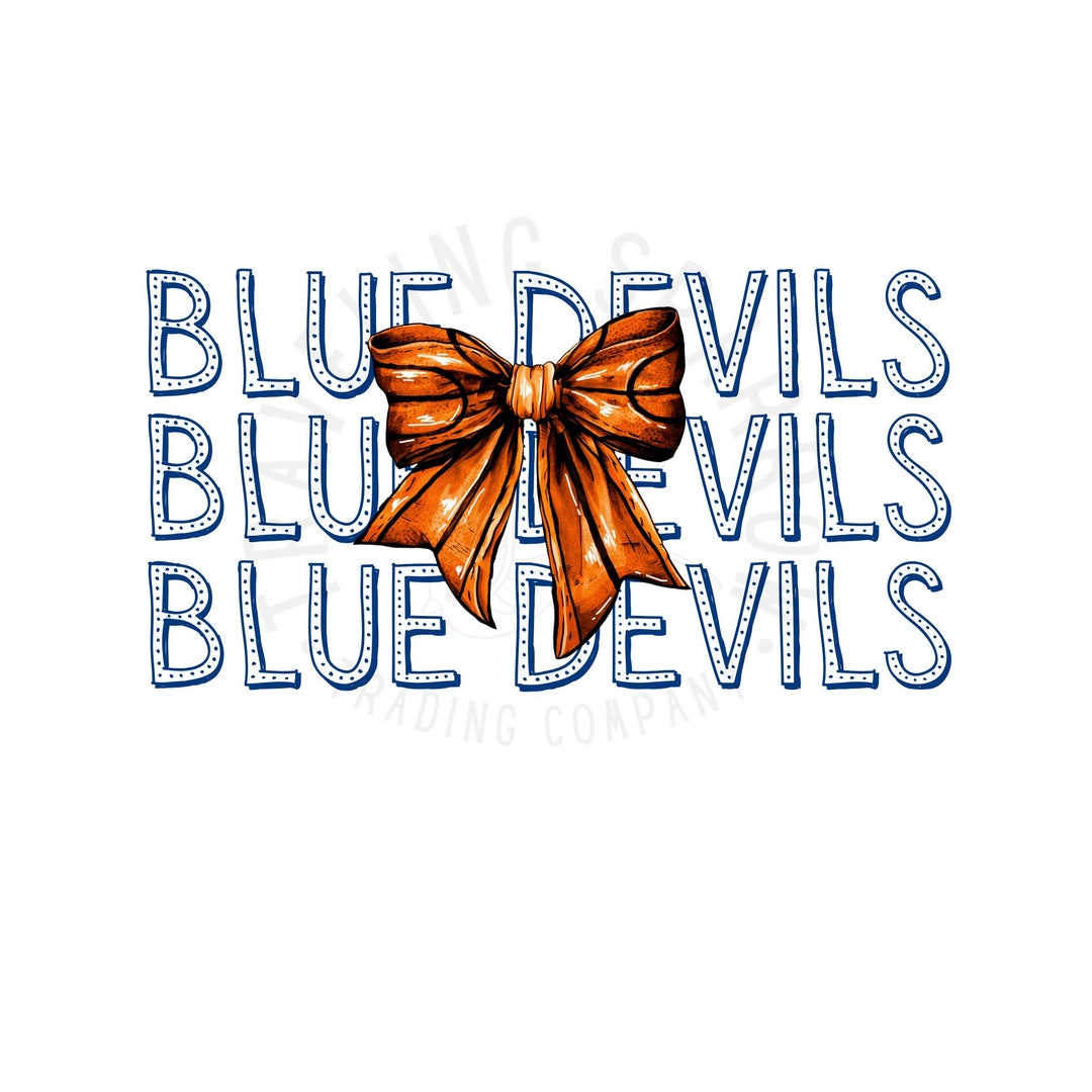Custom Blue Devils Basketball PNG, School Spirit, Digital Download ...