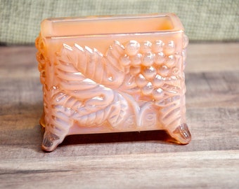 Pink carnival glass | Etsy