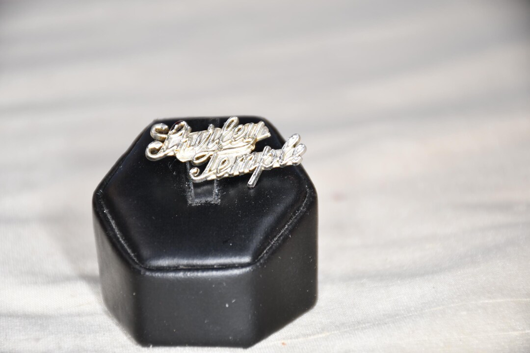 Vintage Shirley Temple Signature Pin: Authentic Collectible - Etsy