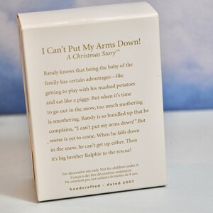 Vintage Christmas Story Randy I Can't Put My Arms Down Hallmark ...