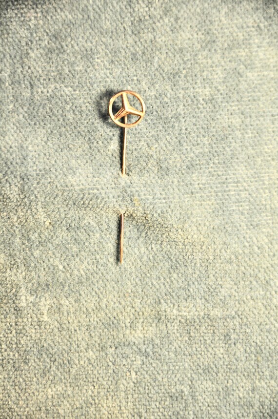 Vintage Sterling Silver Mercedes Logo Stick Pin, Very… - Gem