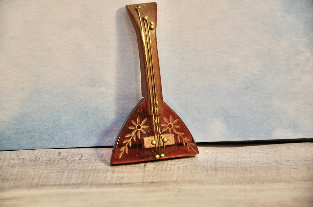 Balalaika Russian Stringed Instrument Brooch Circa Early 1940s ...