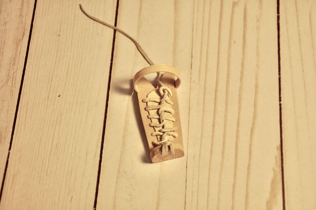 Navajo Handmade Miniature Cradleboard Ornament Signed Harry Benally ...