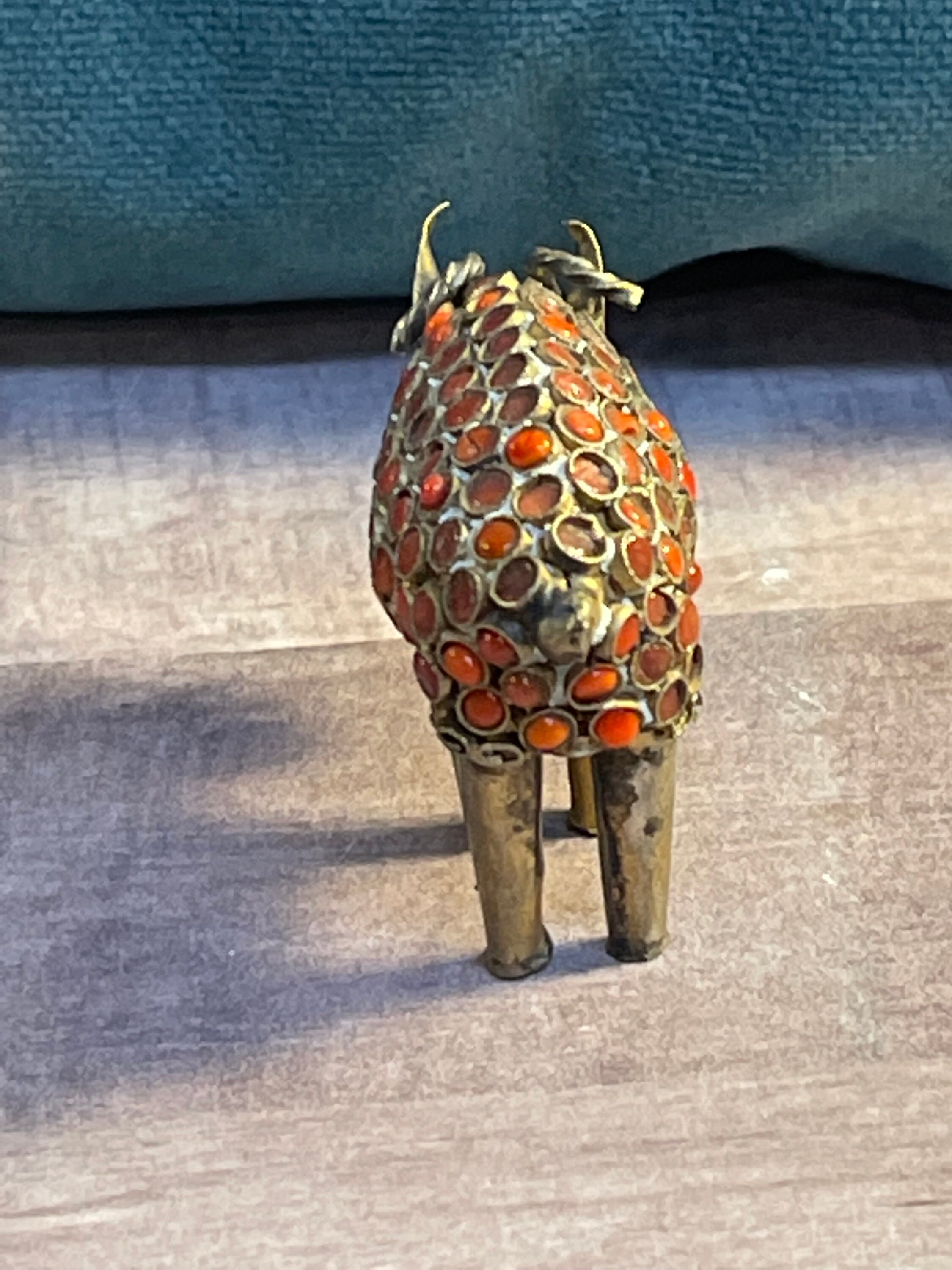 Antique Chinese Tibetan Nepalese Brass Coral and Turquoise | Etsy