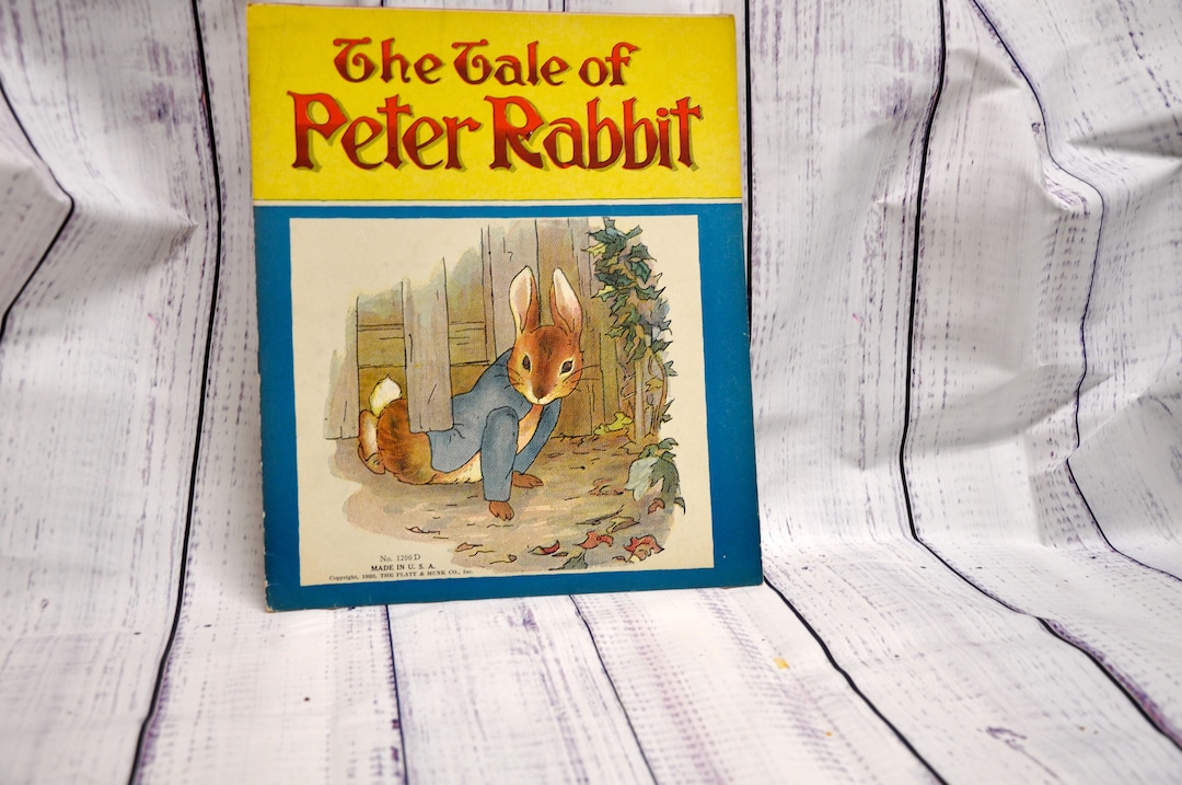 Rare the Tale of Peter Rabbit Platt & Munk Co First Edition Oversized ...