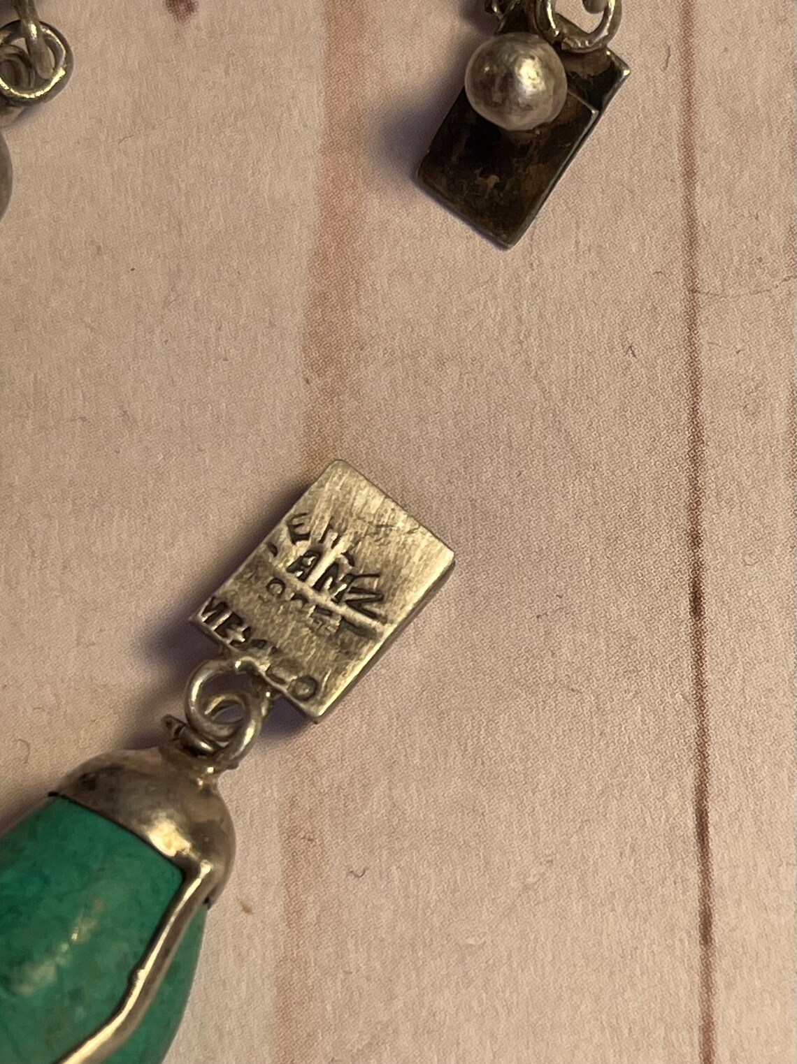 Vintage Gonzales Sterling Silver Semi-precious Stone Caged Bracelet, 8 ...
