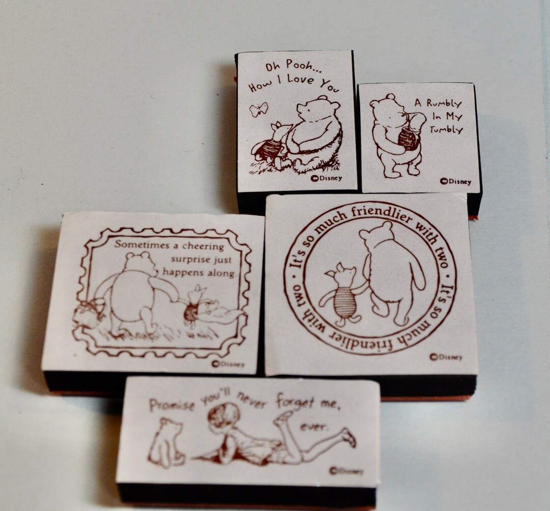 Vintage Disney's Classic Winnie the Pooh Stamps Set 5 - Etsy