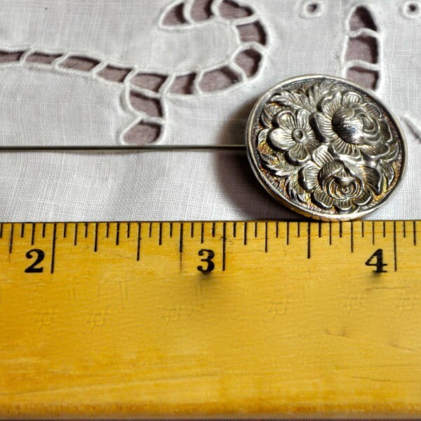 Repousse Brooch - Etsy