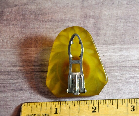 Apple Juice BAKELITE Fur Shoe or Dress Clip Set of 2 … - Gem