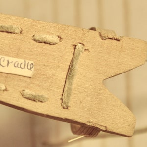 Navajo Handmade Miniature Cradleboard Ornament Signed Harry Benally ...