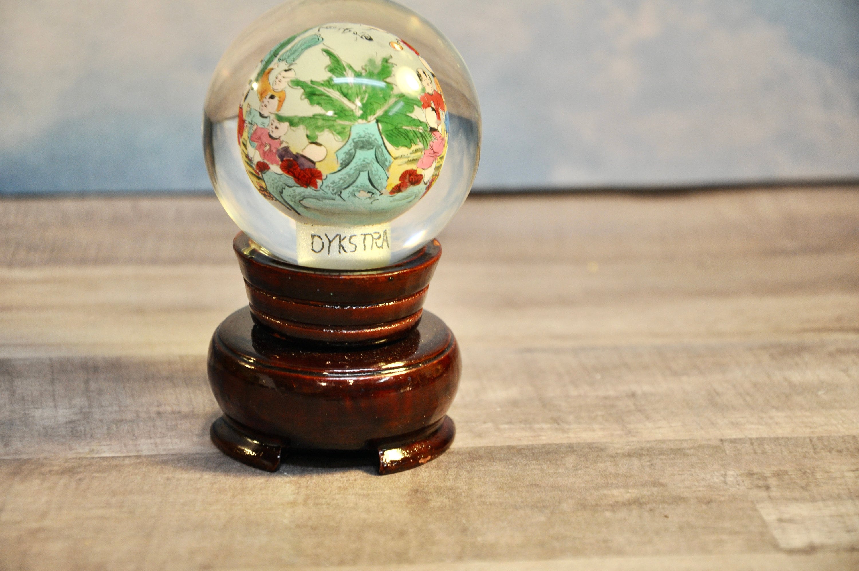 Chinese Reverse Painted Glass Sphere Inner Painted Glass Globe - Etsy