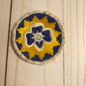 Rare Girl Scout 1963 Mariner Senior Interest Patch Ship Wheel Badge ...
