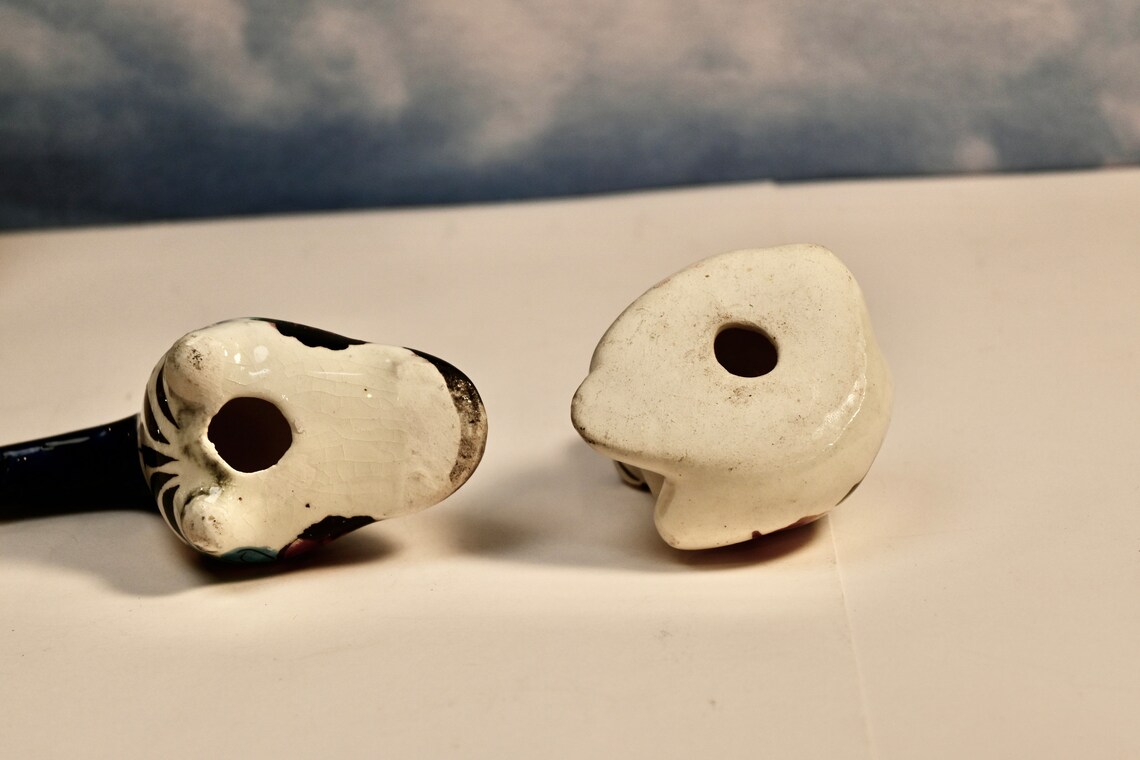 Vintage Tonala Pottery Set: Hand-painted Toucan and Frog Figurines - Etsy