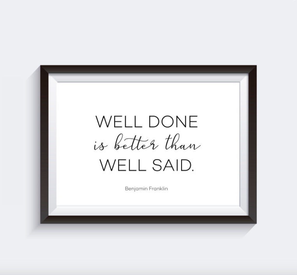 Printable Quote, Benjamin Franklin, Historic Quote, Instant Download ...