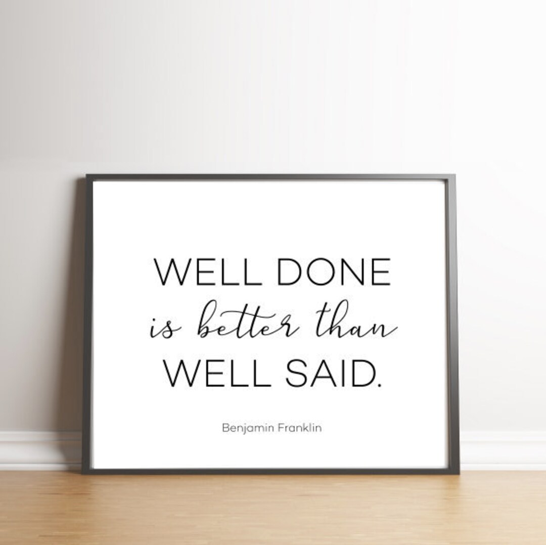 Printable Quote, Benjamin Franklin, Historic Quote, Instant Download ...