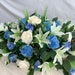 Artificial Silk Funeral Flower Coffin Spray Memorial Tribute Casket ...