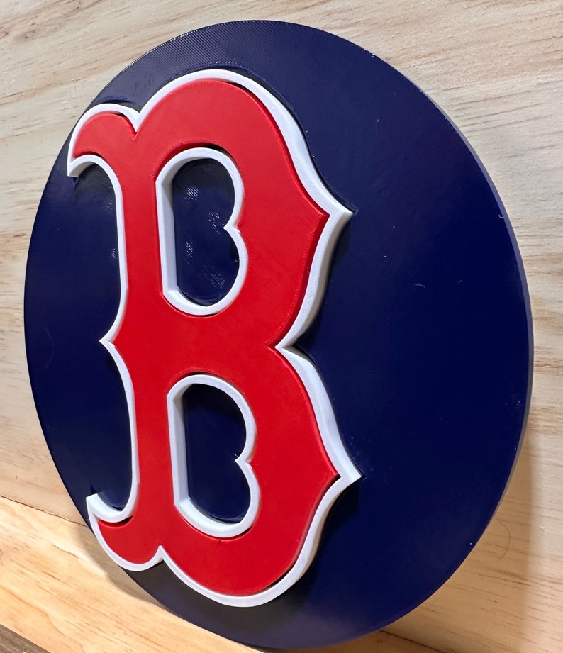 Boston Red Sox 3D Sign - Show Your Team Spirit in Style - Etsy