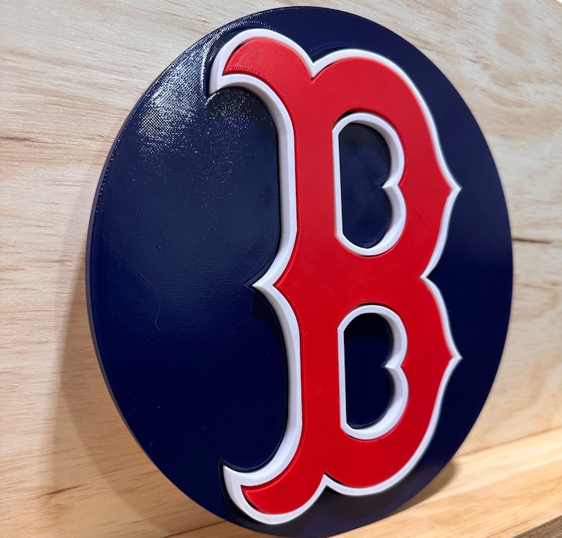 Boston Red Sox 3D Sign - Show Your Team Spirit in Style - Etsy