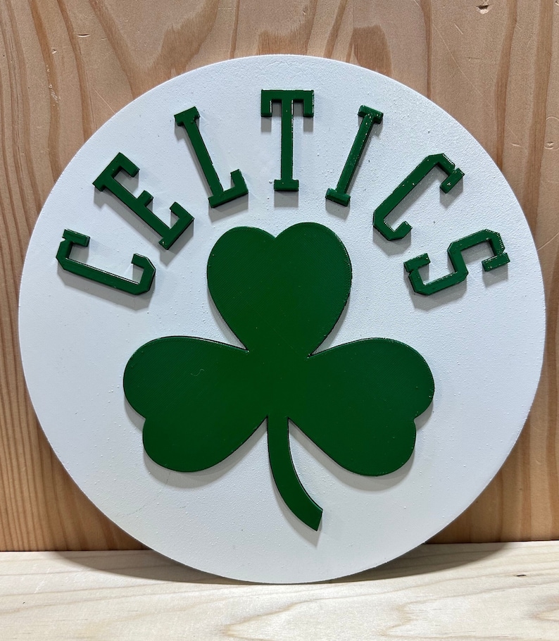 Boston Celtics 3D Sign - Show Your Team Spirit in Style - Etsy