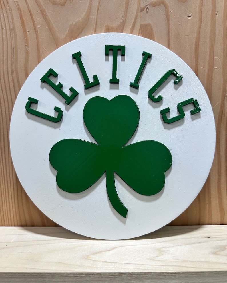 Boston Celtics 3D Sign - Show Your Team Spirit in Style - Etsy