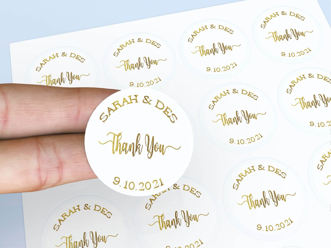 Wedding Invitation Stickers/wedding Thank You Stickers/wedding Favour ...