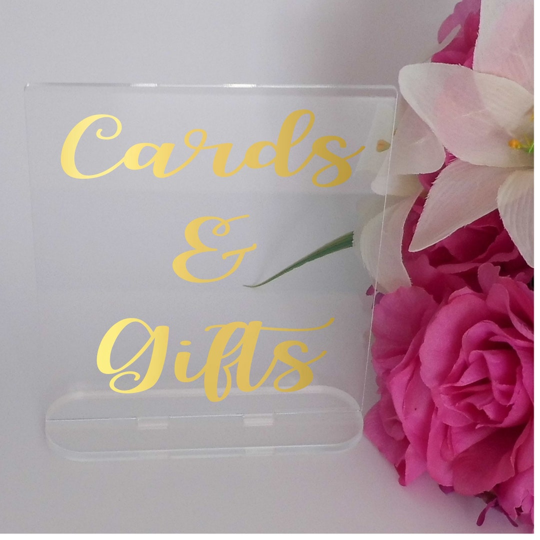 Wedding Cards Sign/cards and Gifts Sign/wedding Table/wedding Guest ...
