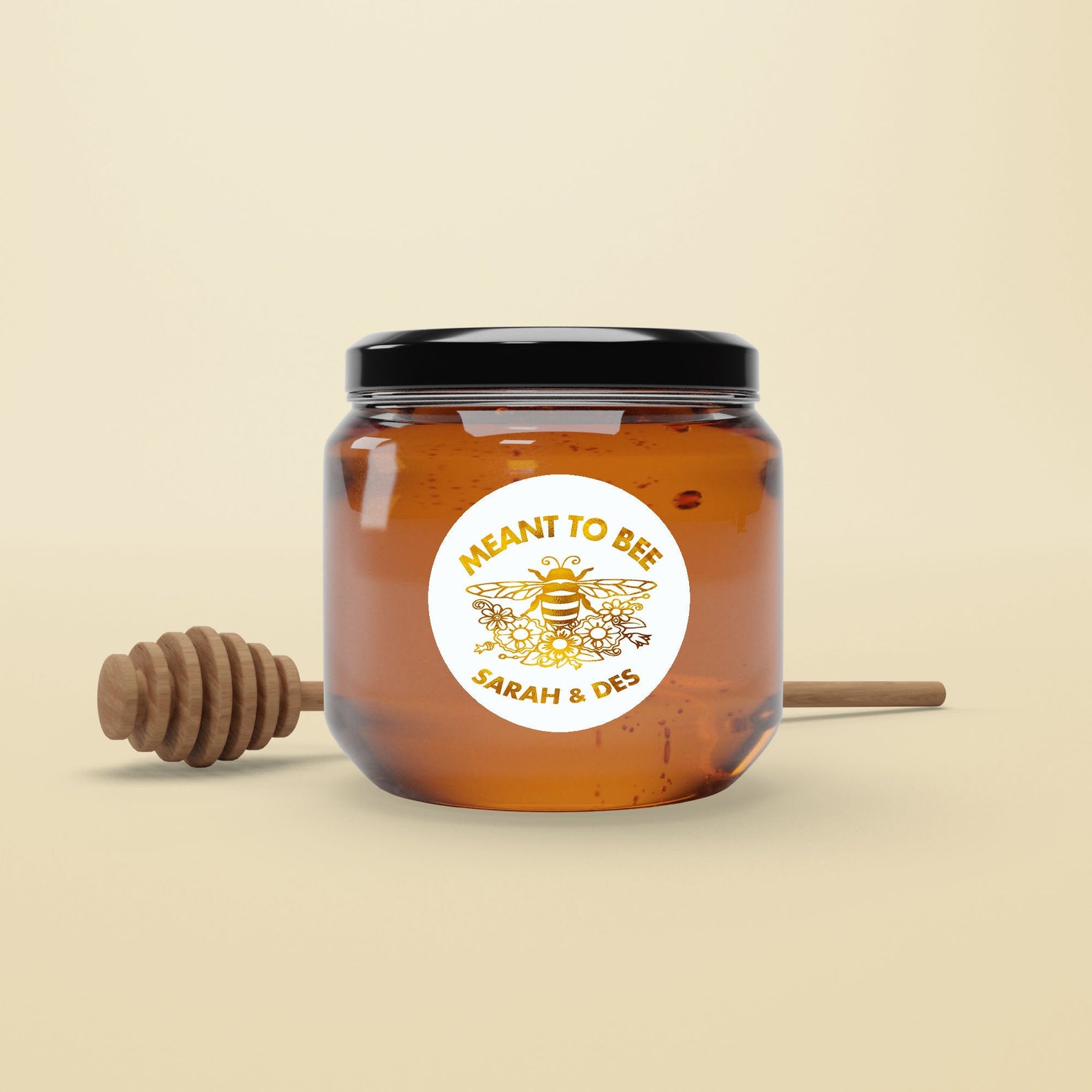 Honey Jar Stickers/wedding Favour Stickers/honey Wedding - Etsy